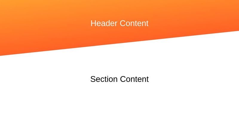 Creating Non-Rectangular Headers from CSS-Tricks