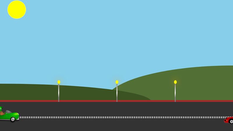 Moving Car Animation with CSS Keyframes.