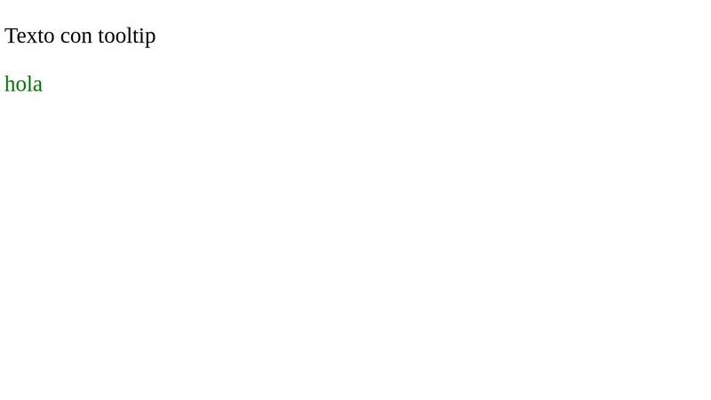 Pure css simple tooltip