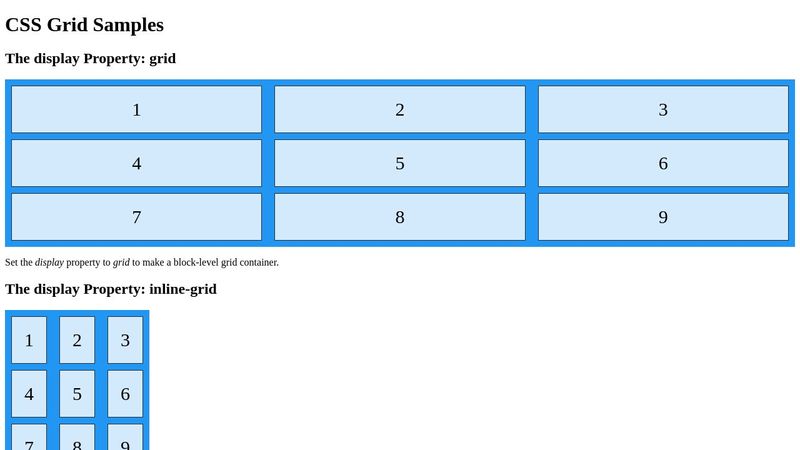 CSS Grid Fun