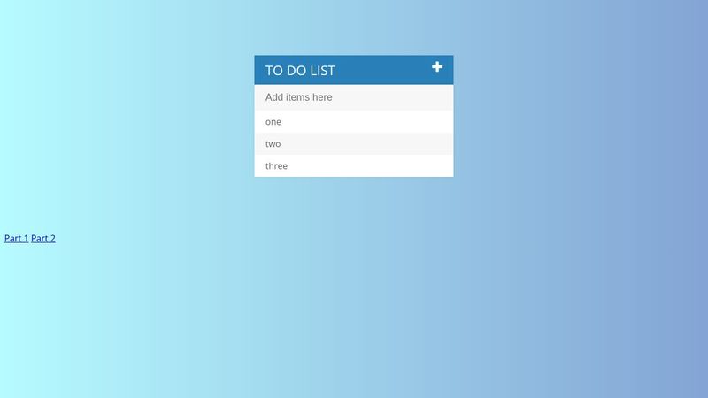 Todo List Made with Jquery