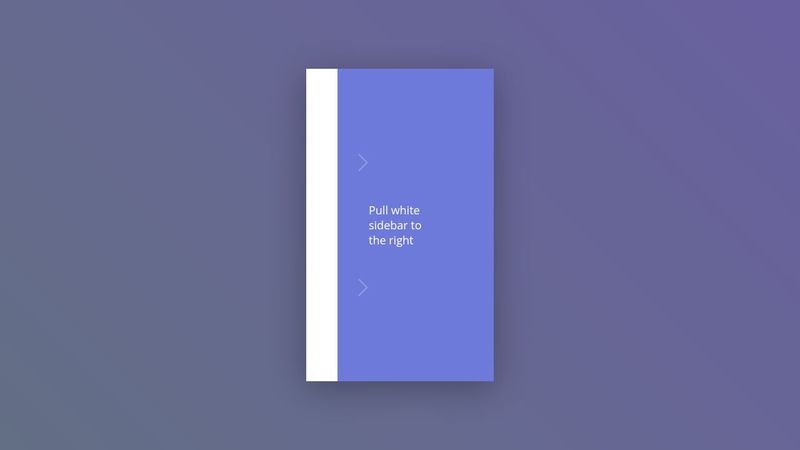 Elastic SVG Sidebar Material Design