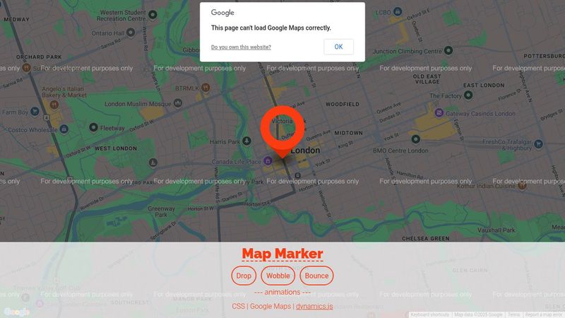Custom Animated Google Maps Markers