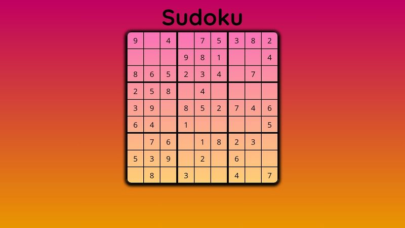 Sudoku puzzle generator