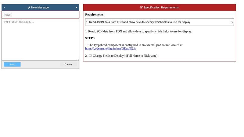 InterSystems Typeahead Demo - HTML & CSS Design
