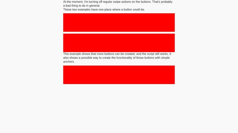 iOS style Swipe Buttons