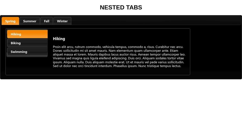 JQUERY UI NESTED TABS