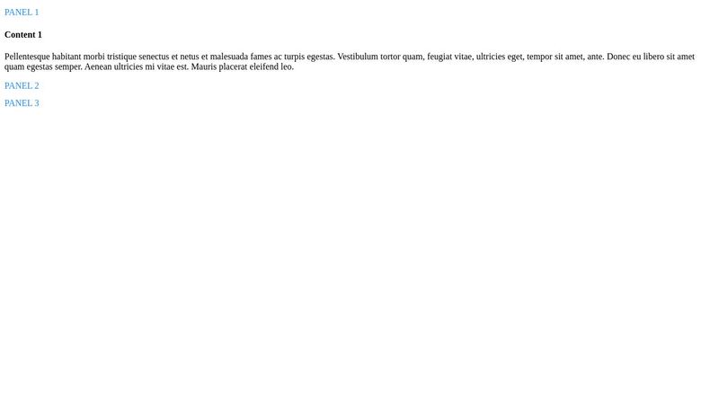 Simple Vanilla Js Accordion