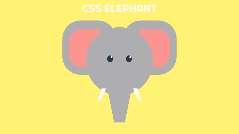 Pure CSS Elephant