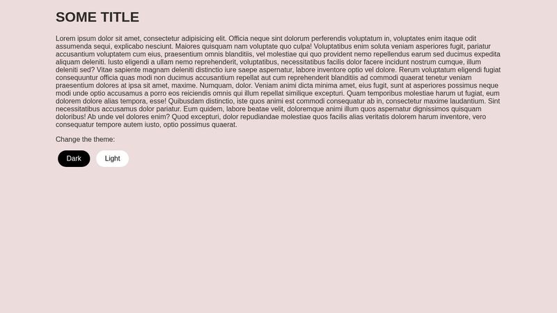 updating CSS variables with javascript