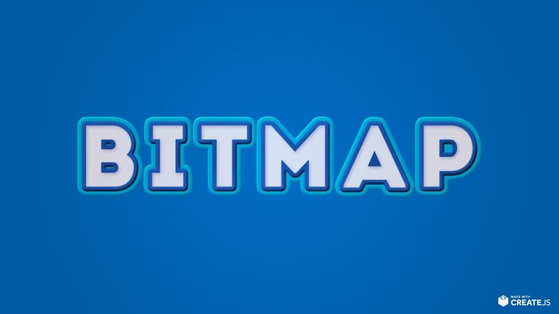 CreateJS: BitmapText is cool!