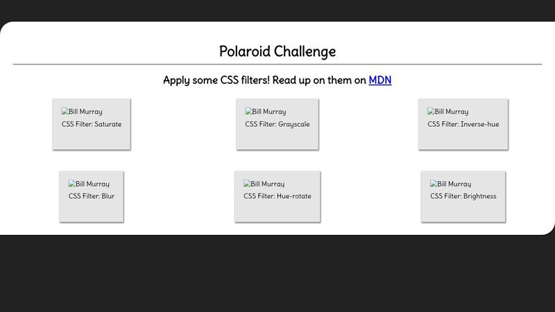 CSS Filter & image effects practice - challenge (optional)