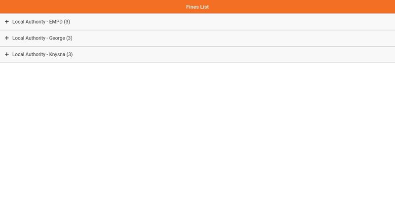Ionic accordion list