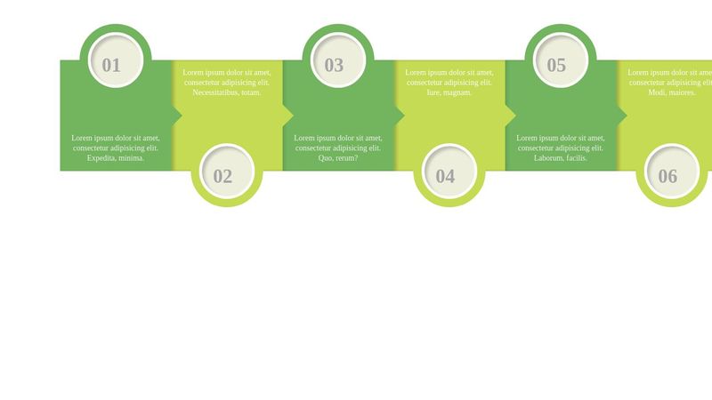 Infographic Design on Pure CSS