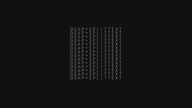 GSAP SplitText Demo