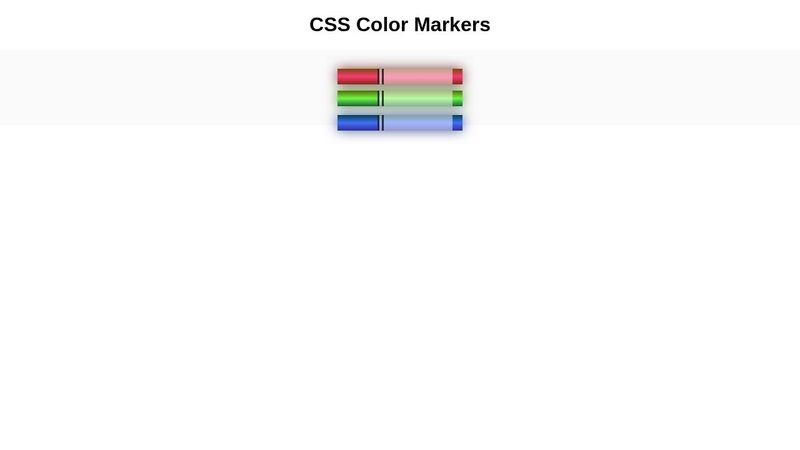CSS Color Markers