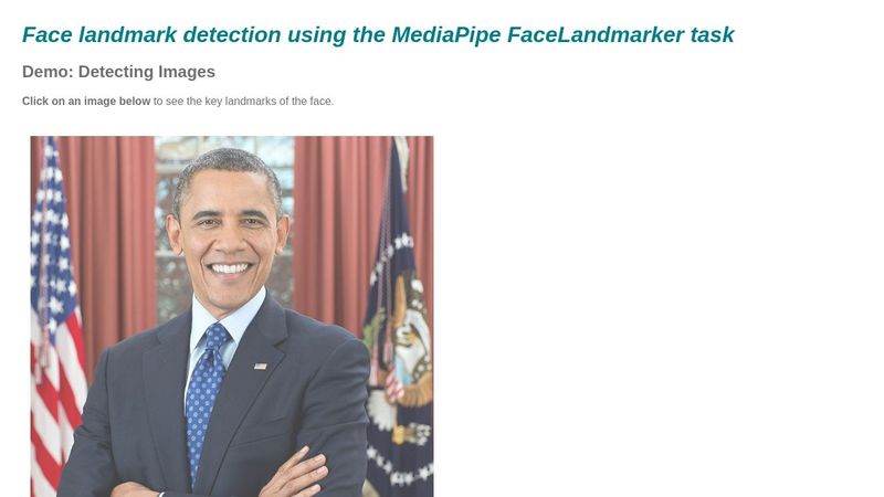 Mediapipe Face Landmarker Task For Web 