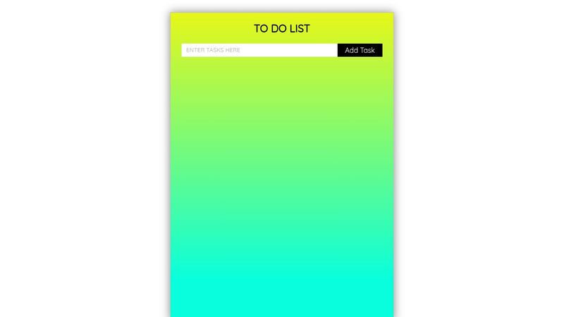 jQuery To Do List