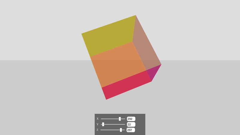 CSS 3D Cube