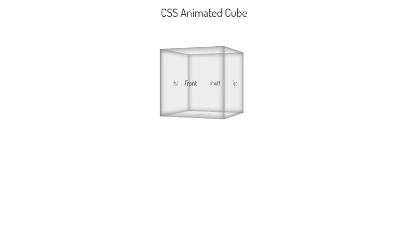 CSS Cube