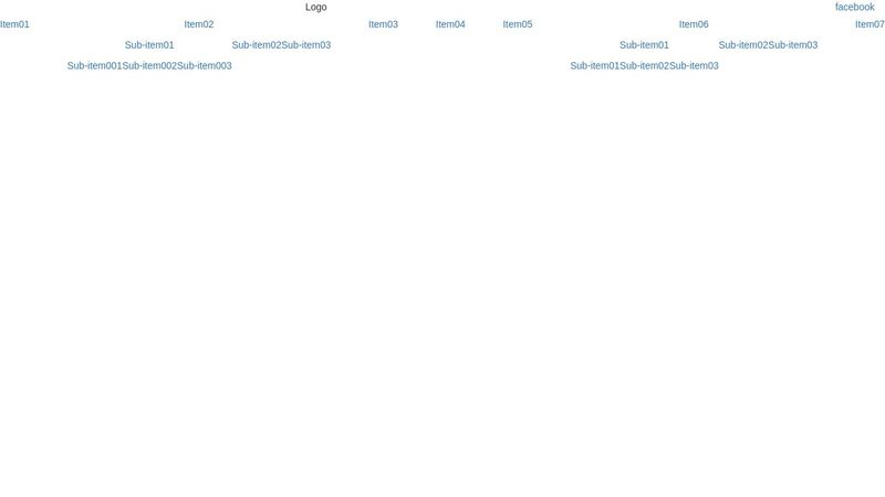 Two level jQuery dropdown menu without adding class to html