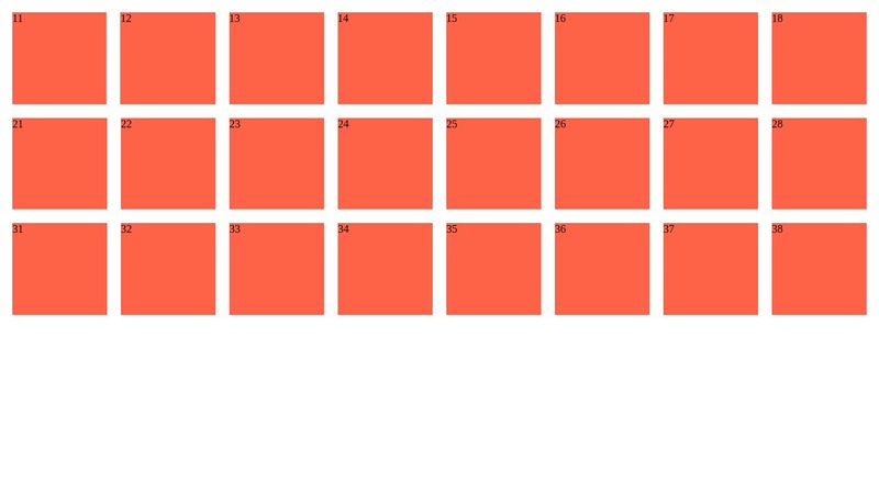 Squares CSS Grid