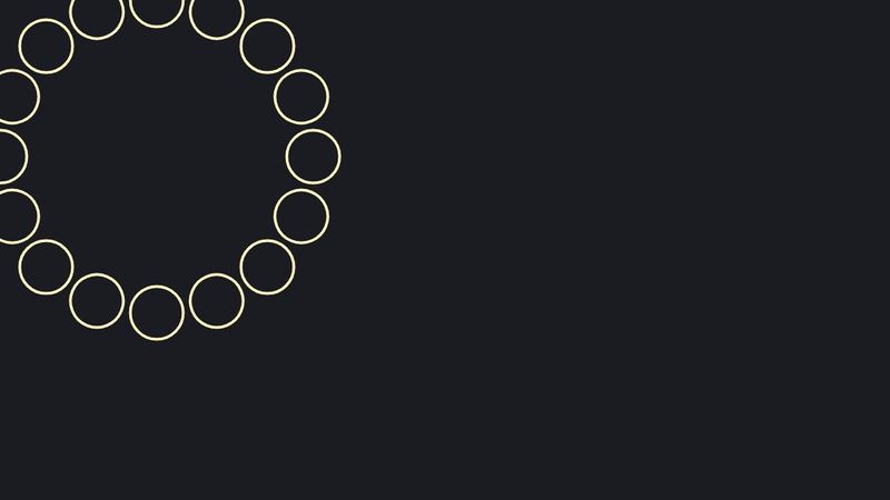 Offset-path animated circles with Houdini and Splitting JS