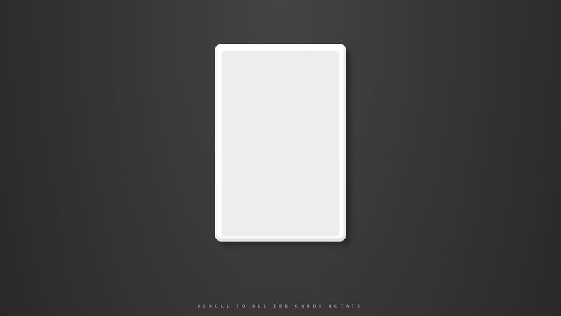 3d Css Card Rotation At Scroll X Gsap Ii