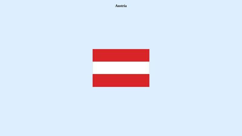 CSS Flag: Austria
