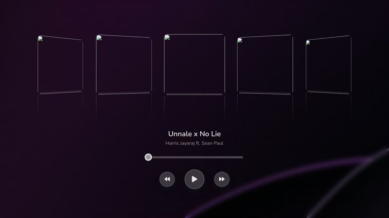Music Player with Slider | Swiper JS