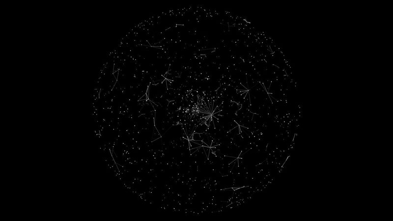 THREE.js Sphere Particles
