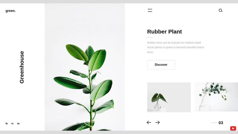 Responsive website for plants