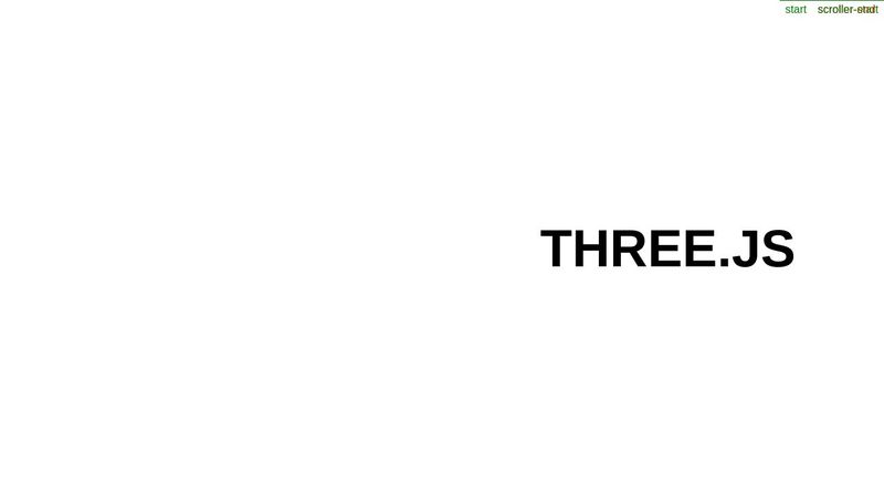 Scroll Page with ThreeJS - Edit