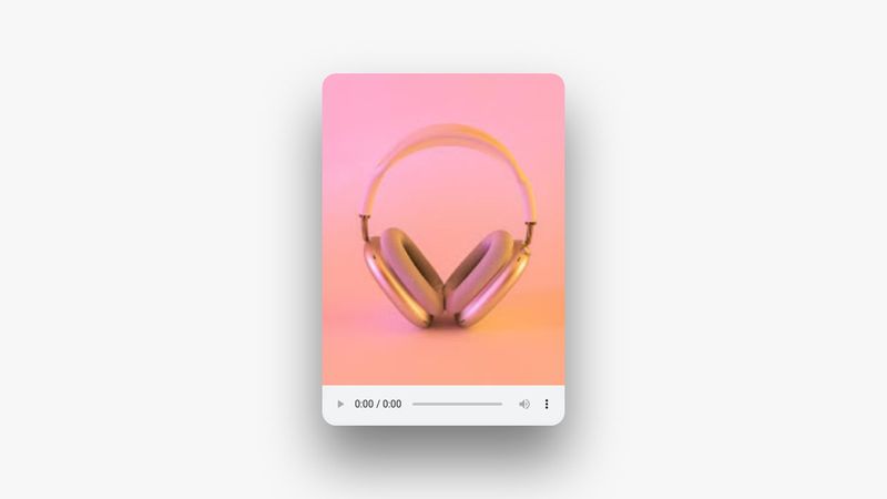 Audio Player using HTML CSS _ HTML5 Audio Player