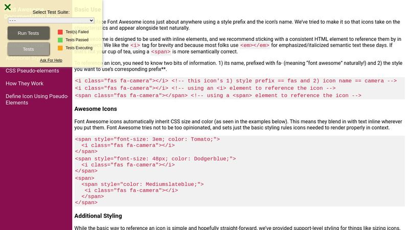 FCC: Technical Documentation Page