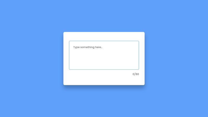 Character Limit Html Css Javascript