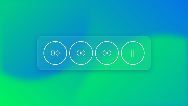 Digital Clock & Some Glassmorphism