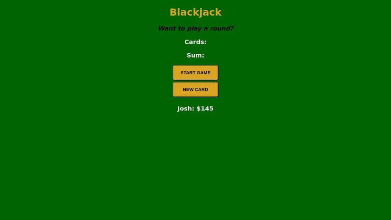 Java Blackjack Project #3