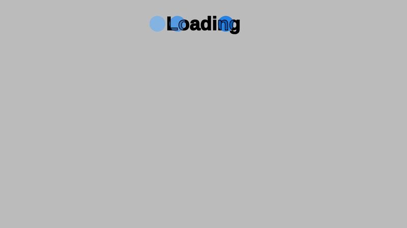 Loading Text Animation