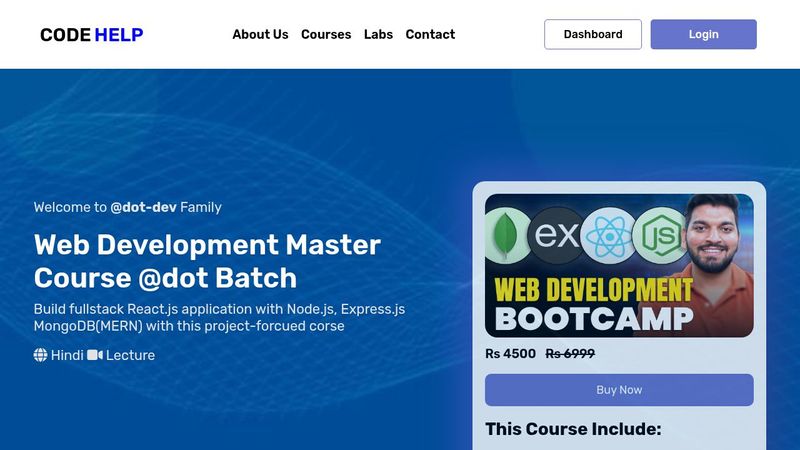 codehelp web page design