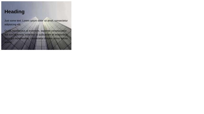 Working with text and background images