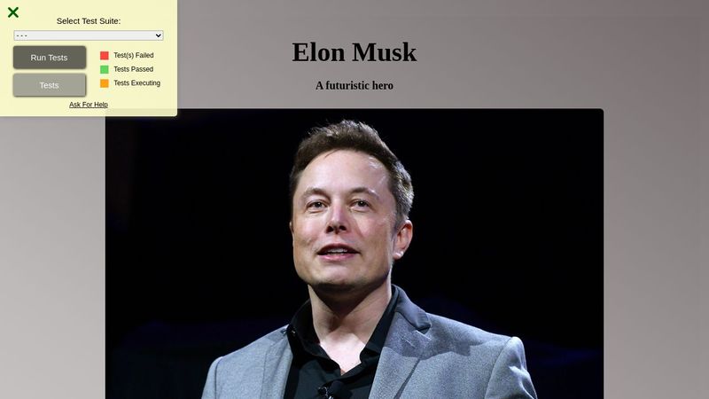 Tribute Page- Elon Musk