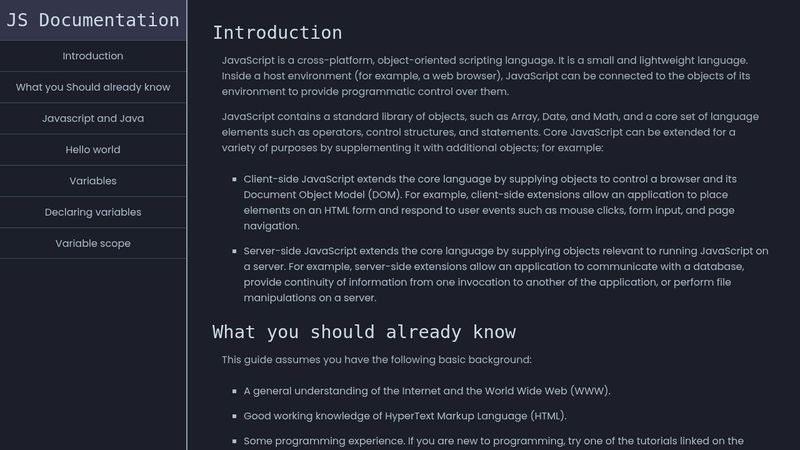 FCC: Technical Documentation Page