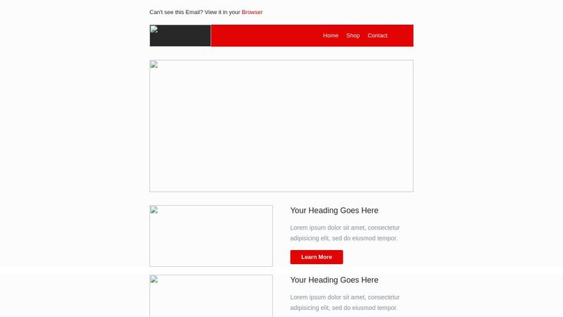 Responsive Email Template
