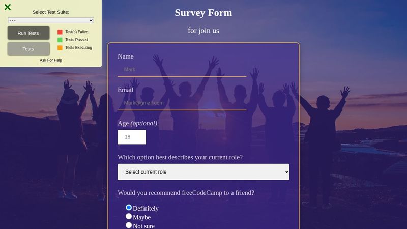 Survey Form