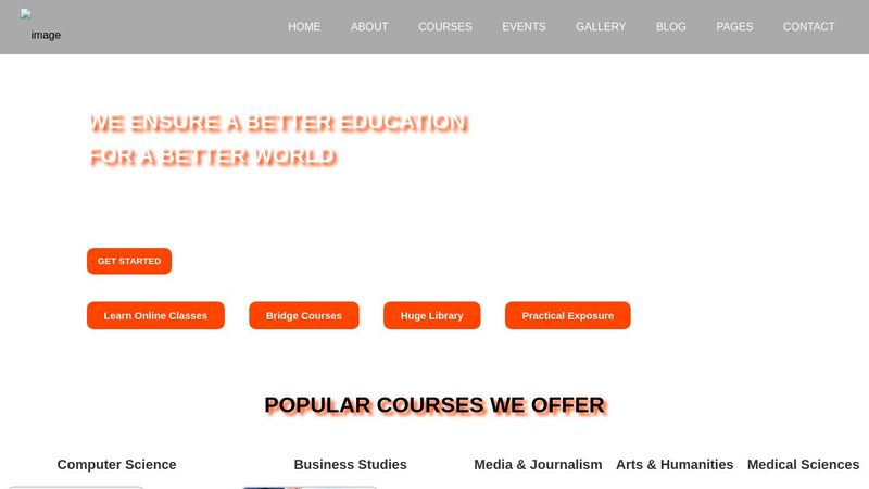 Simple School Web Templete