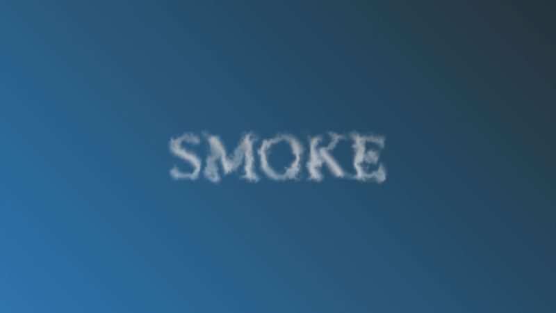 CSS + SVG Text Smoke Effect 2