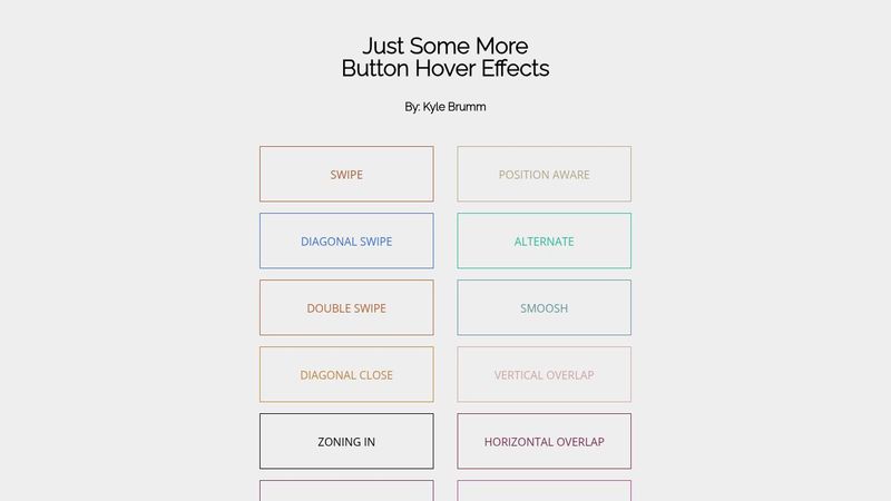 Button Hover Effects