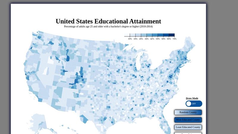 Visualize Data with a Choropleth Map