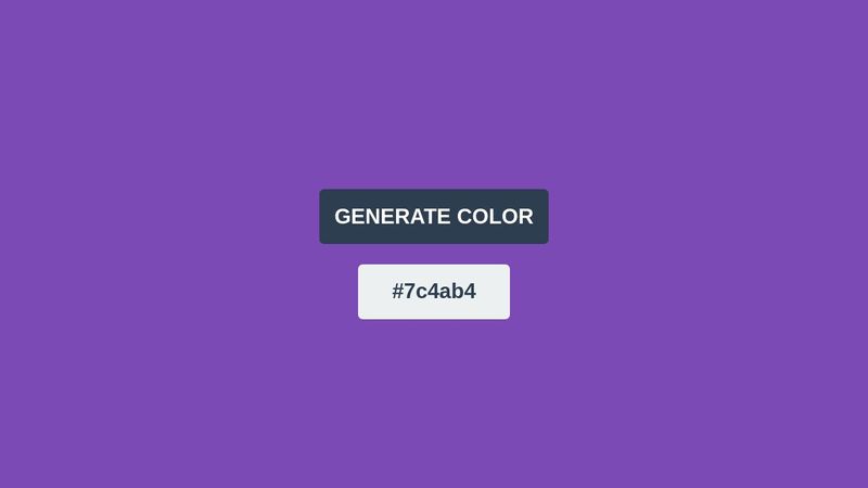 Random Color Generator